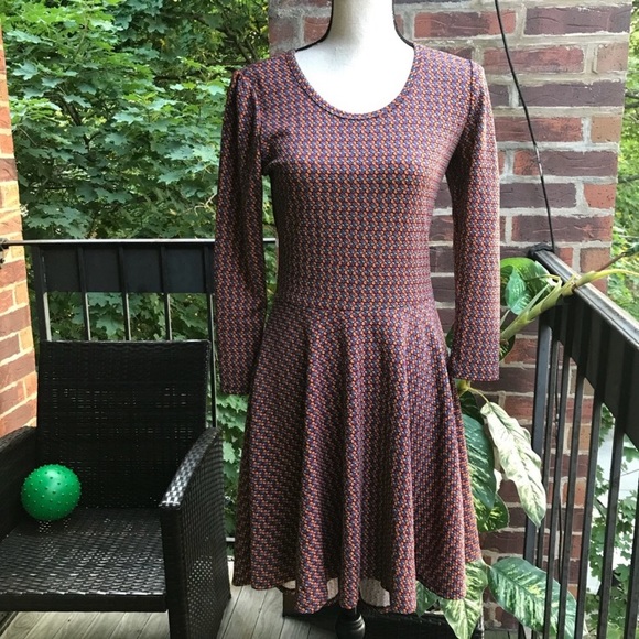 LuLaRoe | Dresses | Lularoe Flare Pleated Dress | Poshmark
